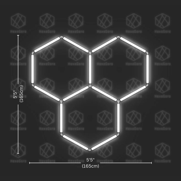 Hexagon Lights| Honeycomb Lights| Hex Lights| Garages, Gyms, Homes ...