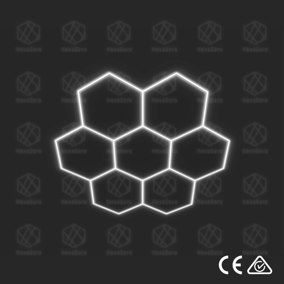 Hexagonal Lights Grid - 7 Hex Honeycomb | Modern LED Lighting Solution ...